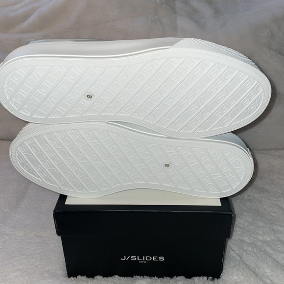 J/SLIDES | Shoes | Nwt Jslides Gia Light Grey Leather | Poshmark